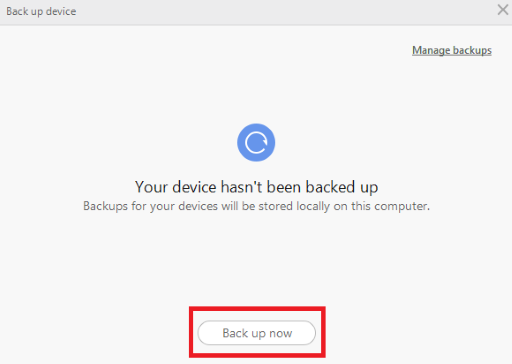 Xiaomi MIUI backup folder